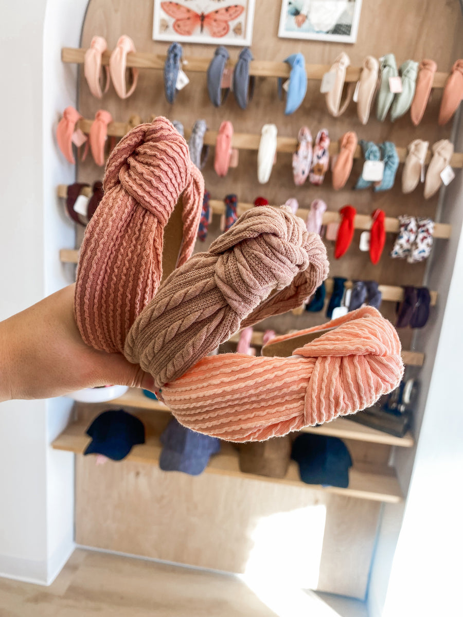 Stay Cozy Structured Headband • 3 Colors – Ruby Red & Co.