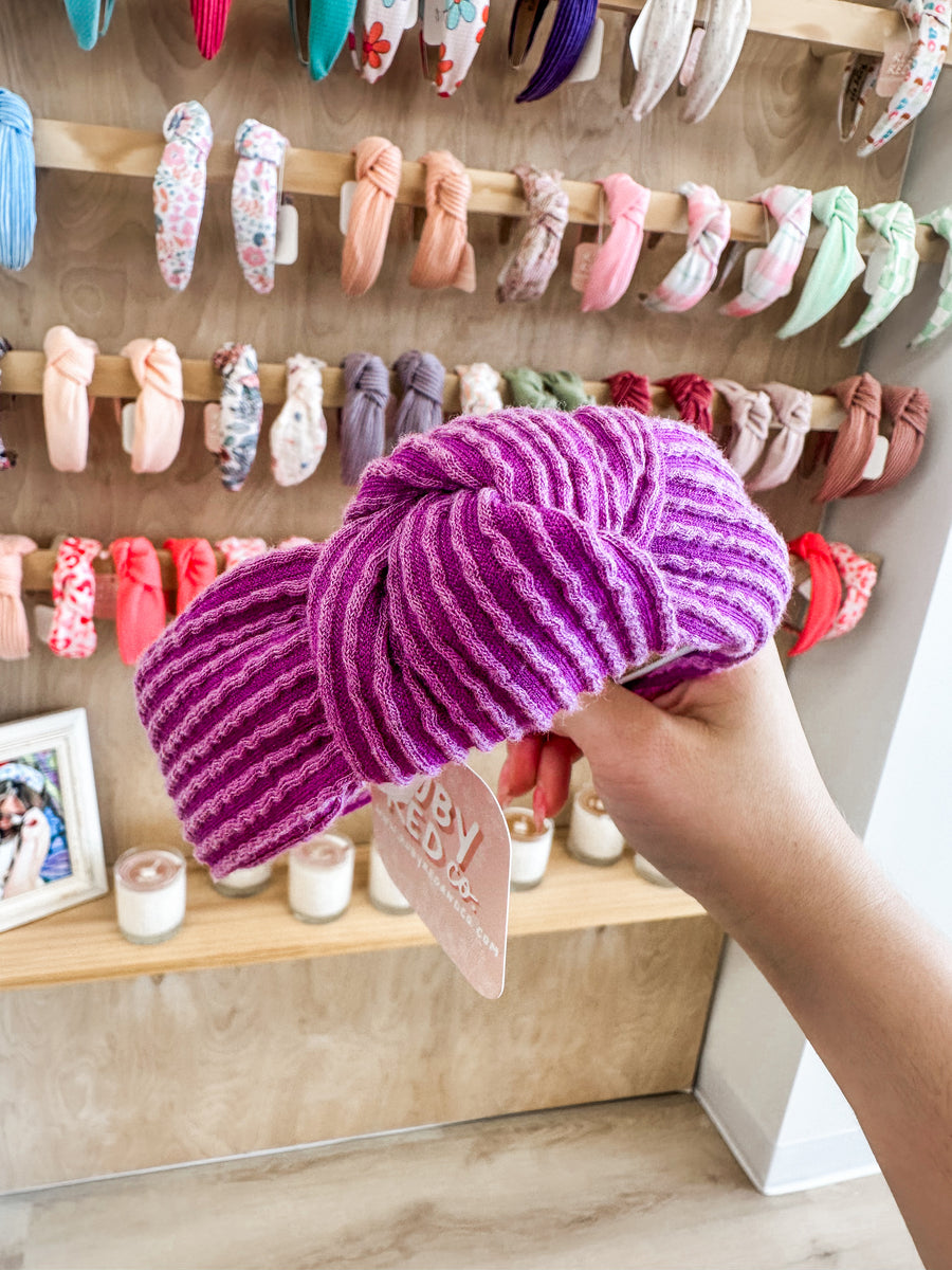 Ribcord Structured Headband • Orchid – Ruby Red & Co.