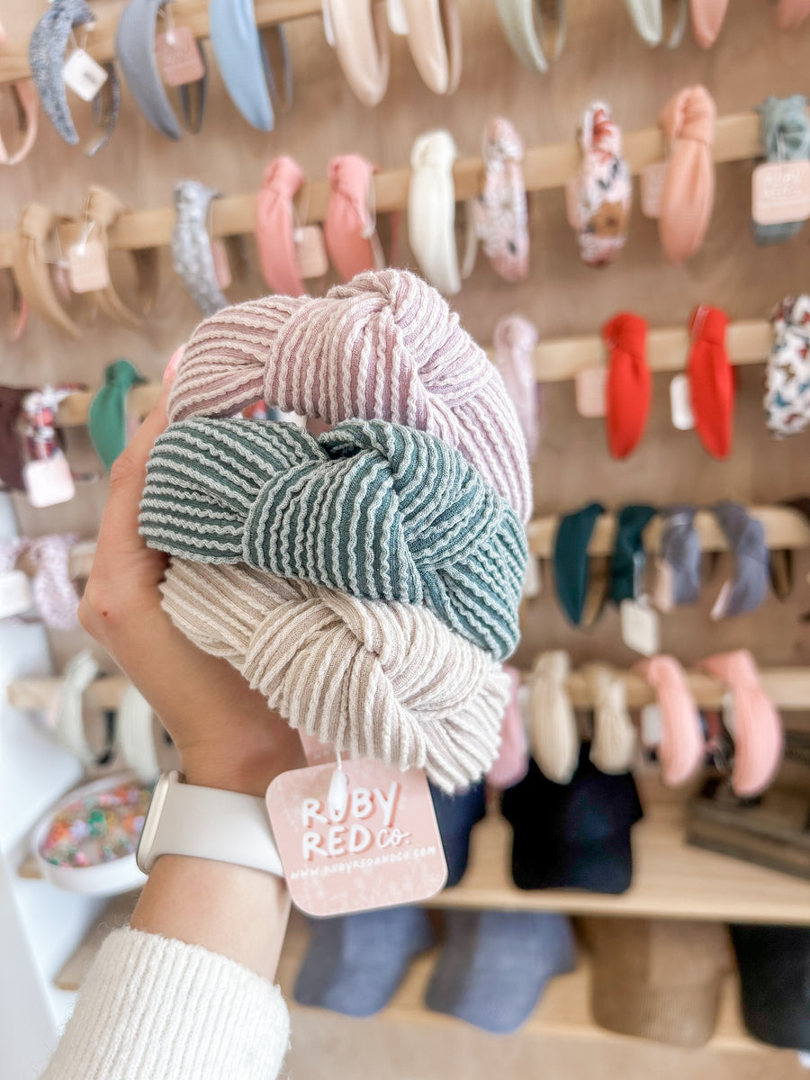 Cozy Season Structured Headband • 3 Colors – Ruby Red & Co.