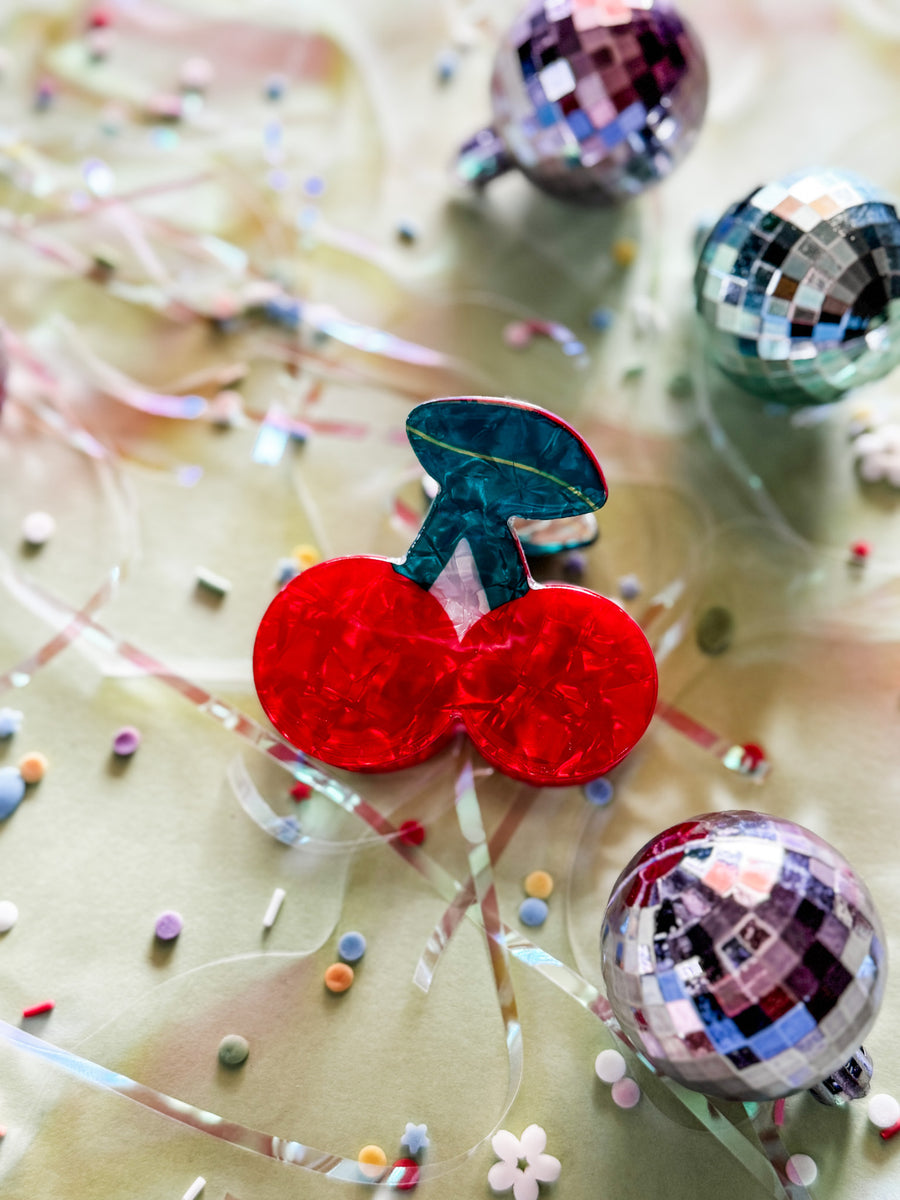 Cherry On Top Claw Clip – Ruby Red & Co.