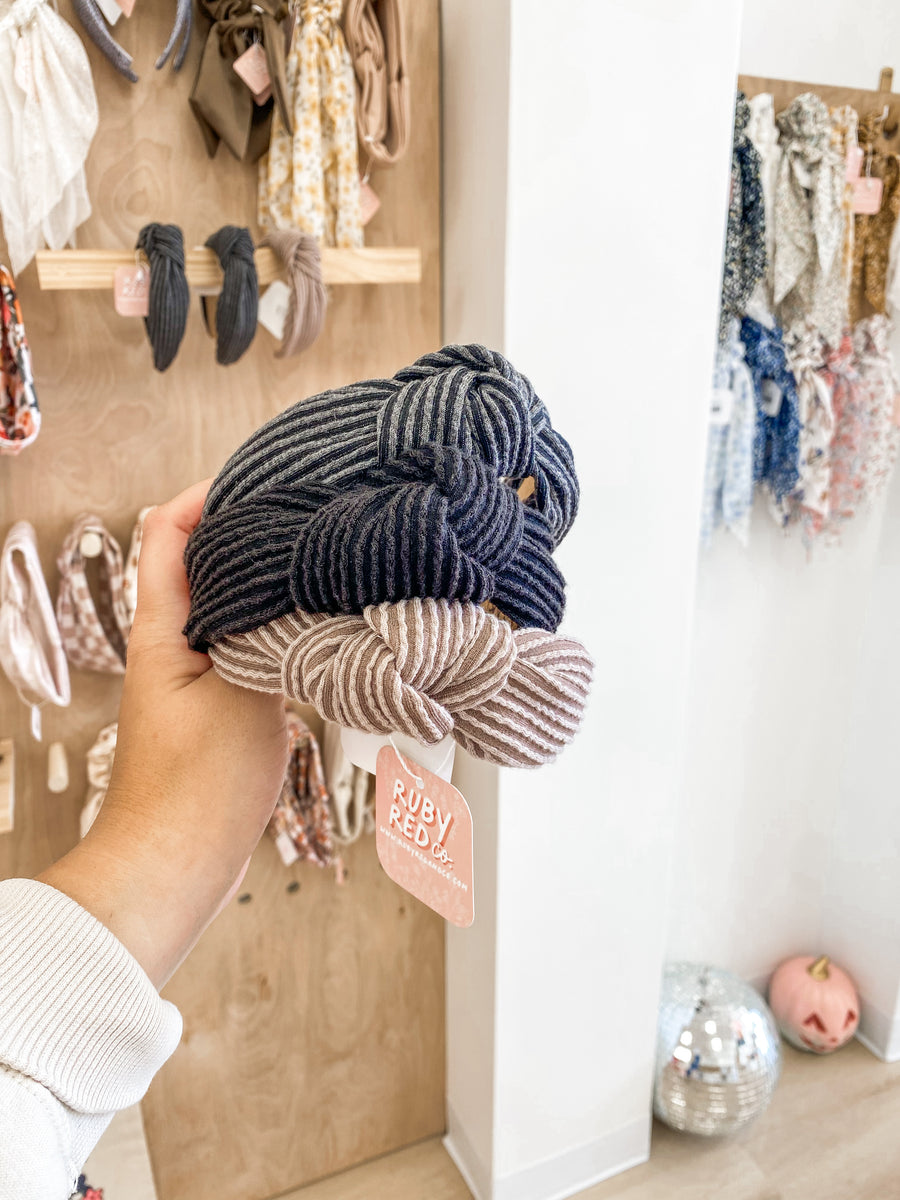 Ribcord Structured Headband • 3 Colors – Ruby Red & Co.