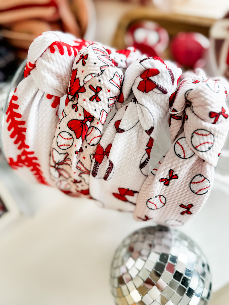 Here Batter Batter Structured Headband • 4 Prints – Ruby Red & Co.