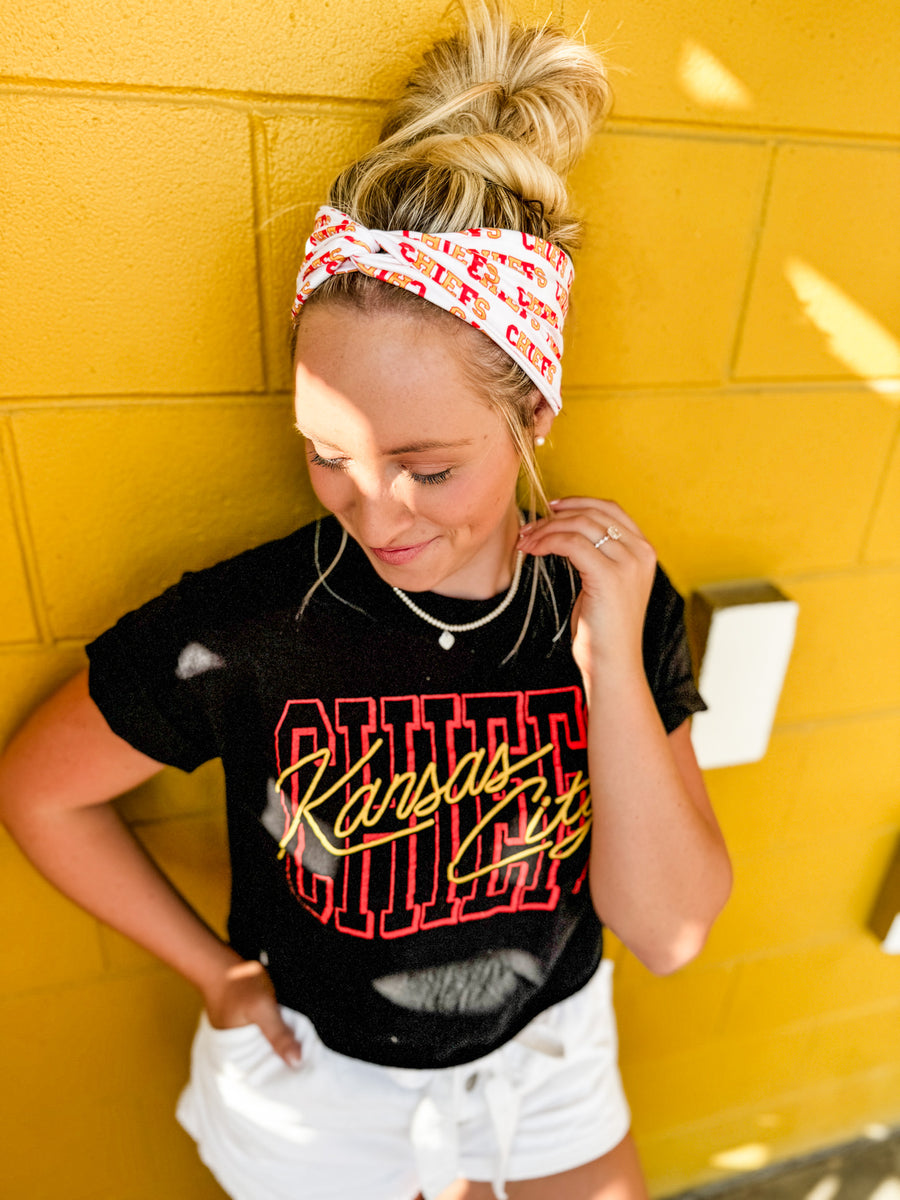 Chiefs Scarlet/Gold Turband – Ruby Red & Co.